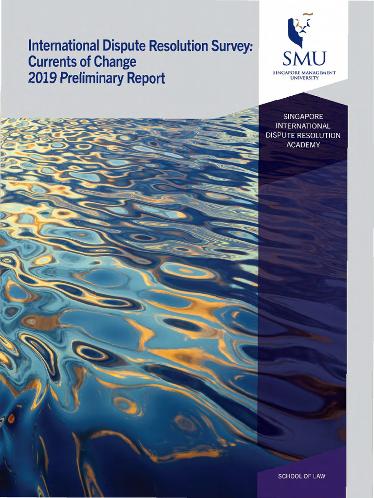 SIDRA2019 IDR Survey Preliminary Report | PDF | Arbitration | Dispute ...