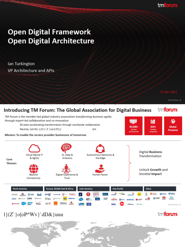 Open Digital Architecture Overview | PDF | Cloud Computing | Software ...