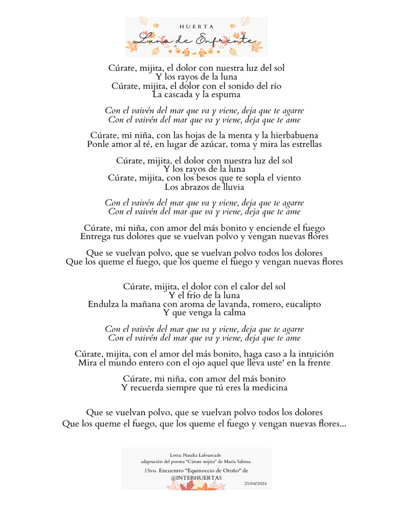 María La Curandera | PDF | Poesía