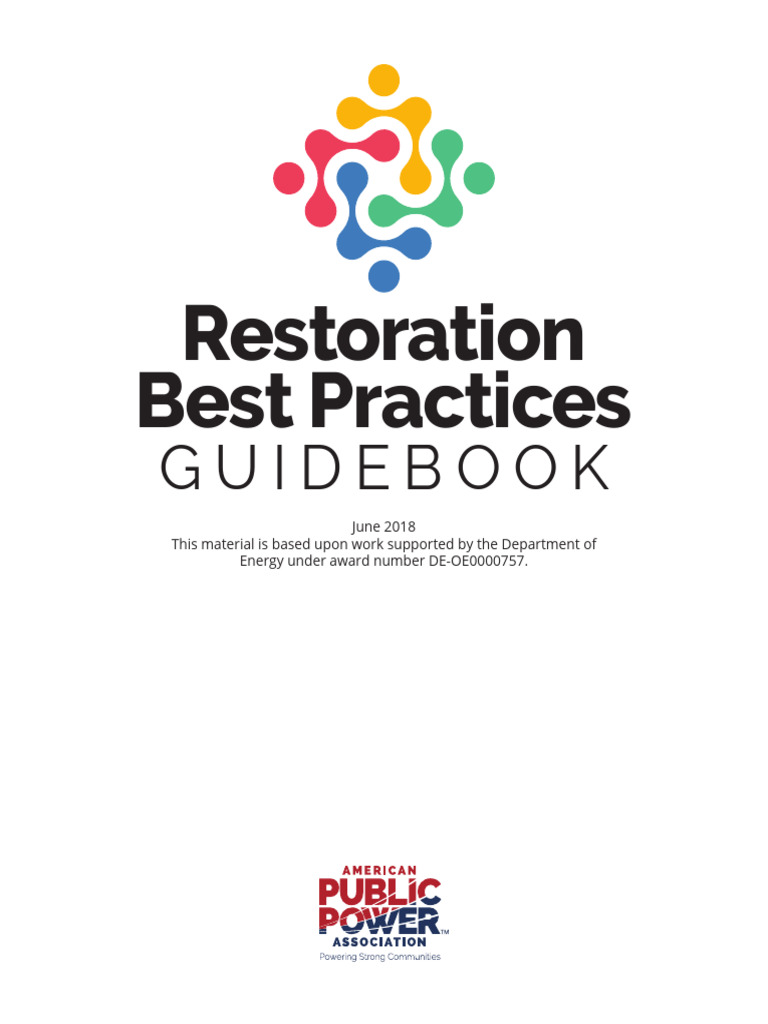 Restoration Best Practices Guidebook 2018 | PDF | Emergency Management ...