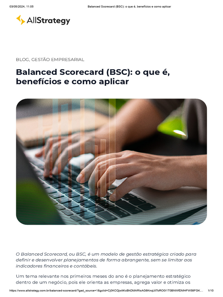 Balanced Scorecard Bsc O Que É Benefícios E Como Aplicar