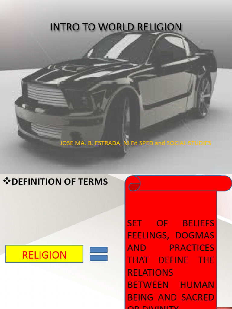 Intro To World Religion 1st | PDF | Vedas | Jesus