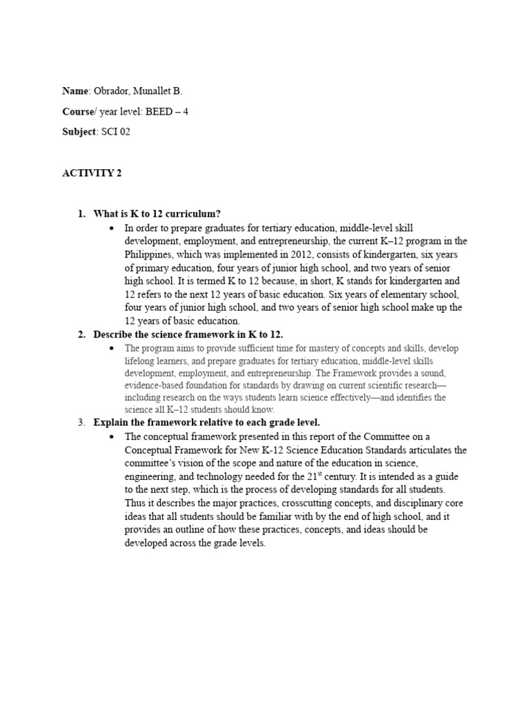 Sci 02 Task 1 Pdf Career And Growth 