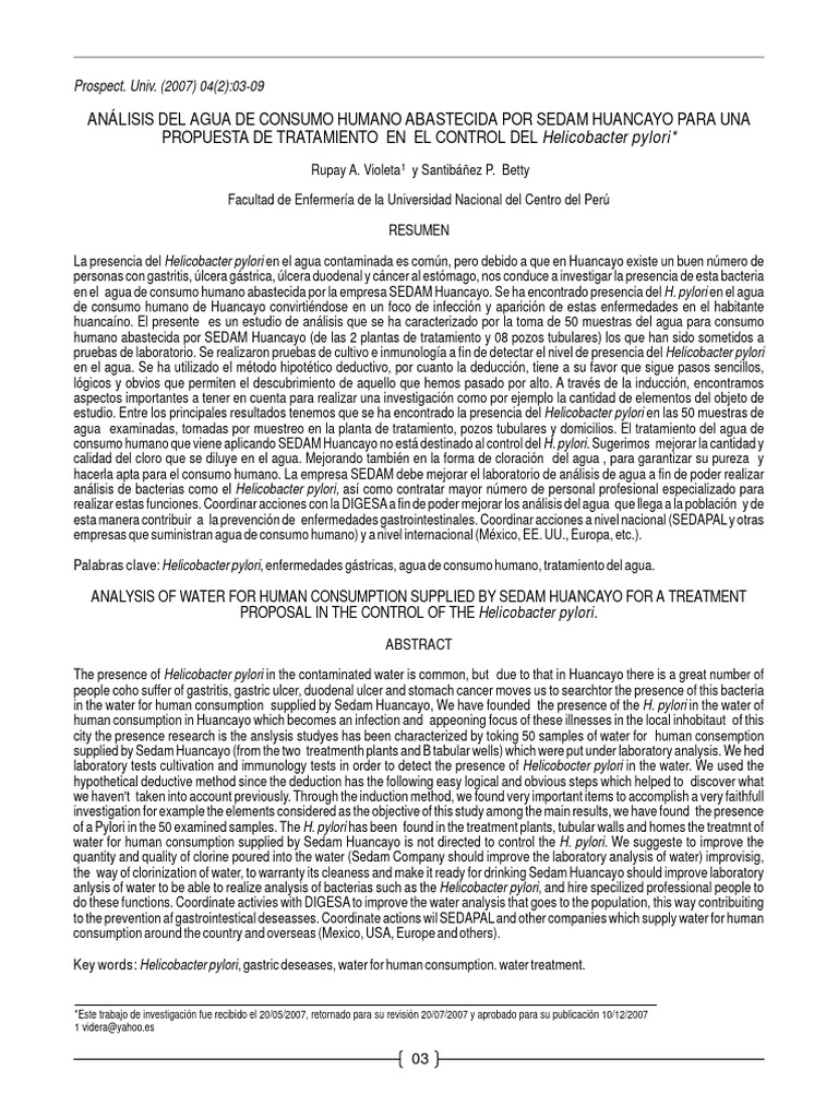 Zayuri, Articulo Científico #01 - Prospectiva Universitaria 2007 | PDF ...