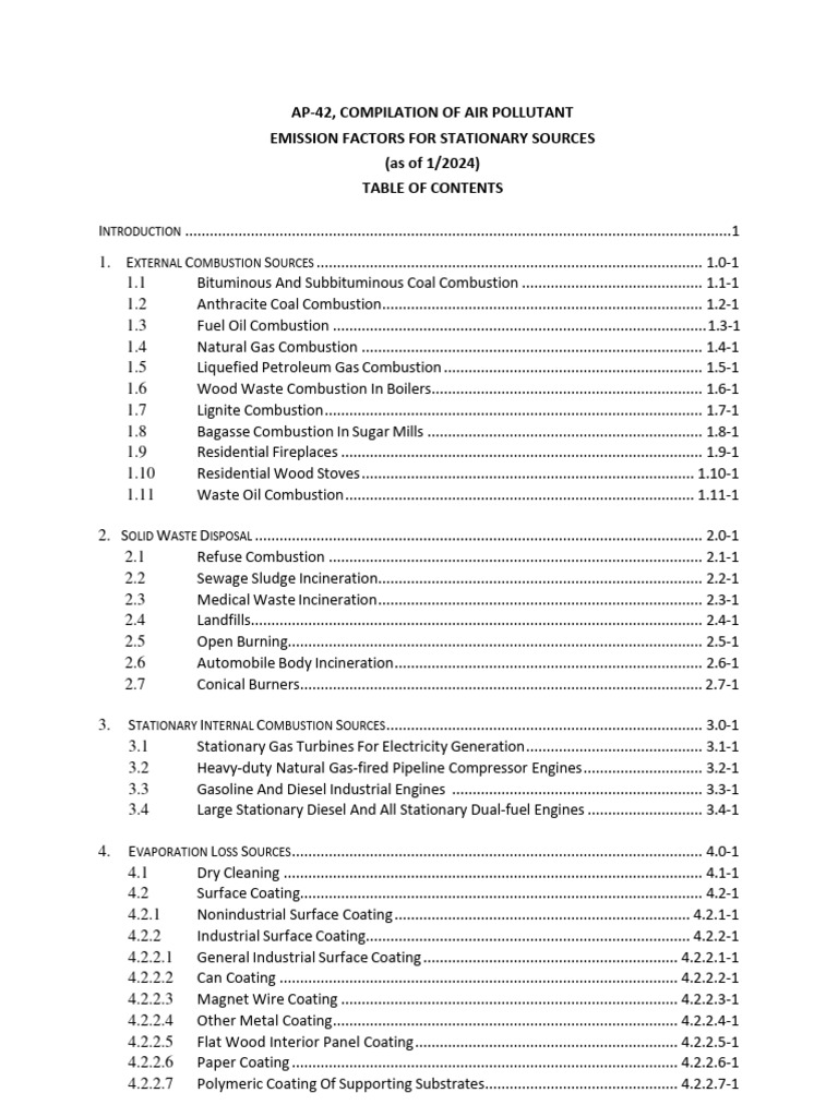 toc_kwrd_jan-2024 | PDF | Combustion | Incineration