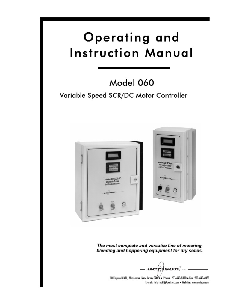 060 Controller | PDF | Amplifier | Alternating Current