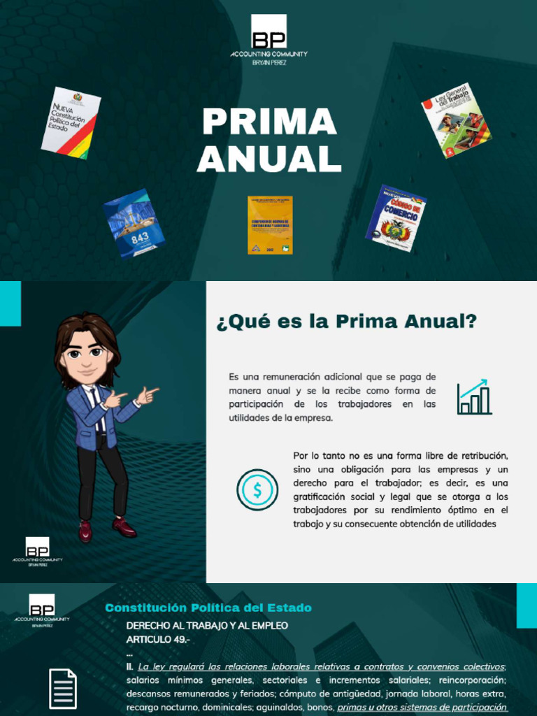 La Prima Anual - BP Accounting Community | PDF