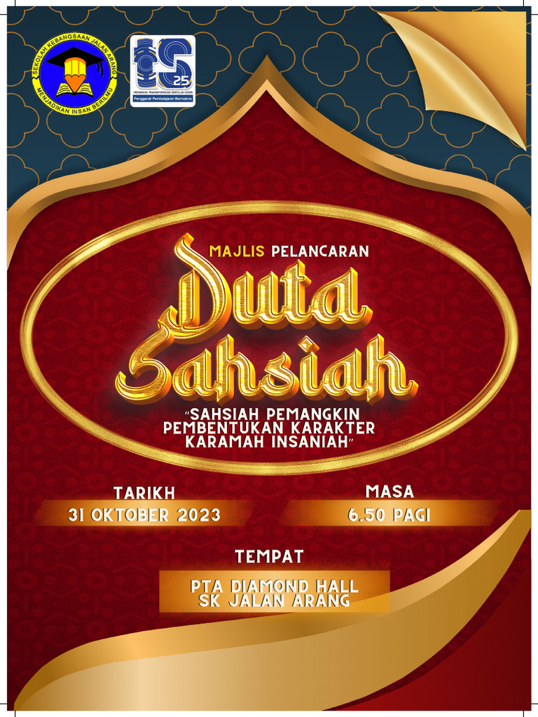 Buku Program Duta Sahsiah | PDF