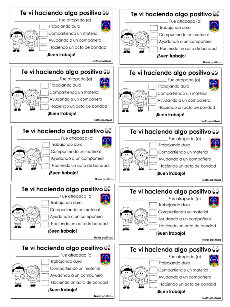 Te Vi Haciendo Algo Positivo | PDF