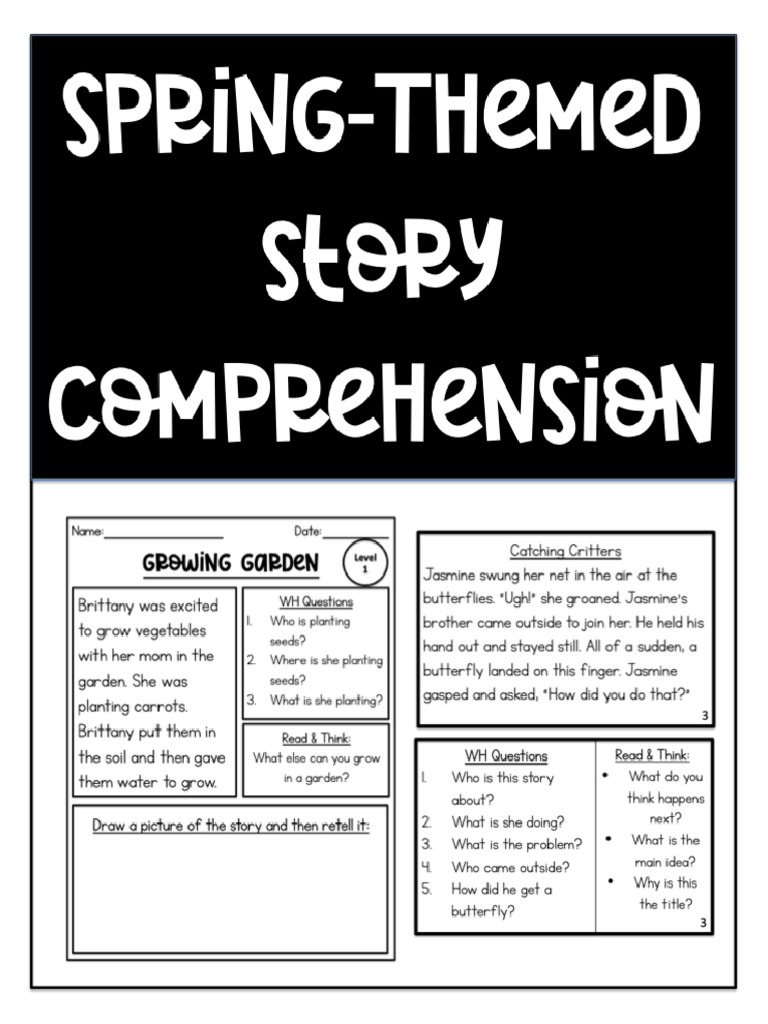2LeveledSpringShortStoryComprehension 1 | PDF