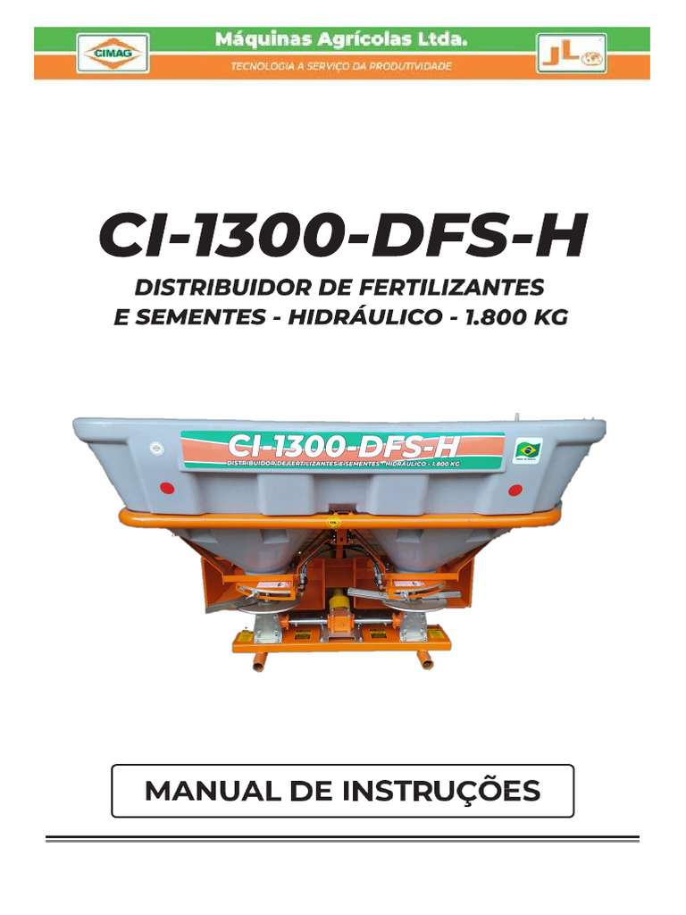 Cimag - Manual CI-1300-DFS-H 1800KG TESTE | PDF Cimag - Manual CI-1300-DFS-H 1800KG TESTE | PDF