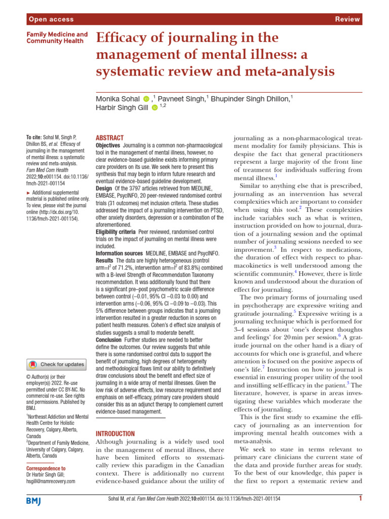 FMCH 2021 001154 | PDF | Effect Size | Systematic Review