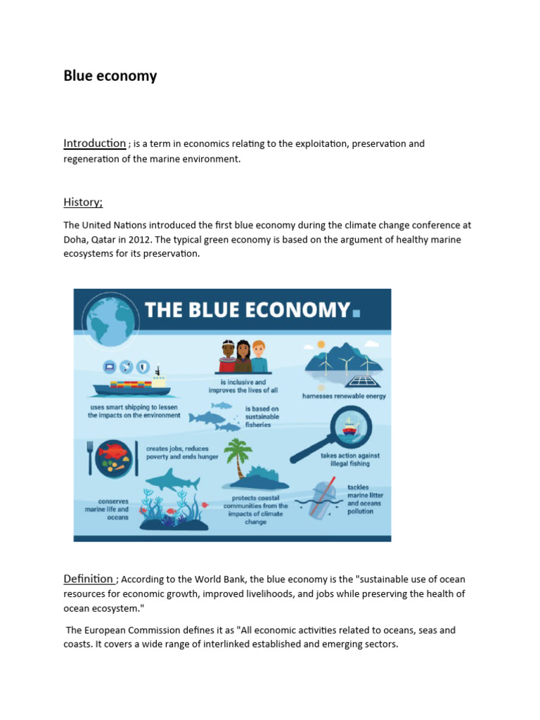 Green Economy and Blue Economy | PDF | Green Growth | Green Economy