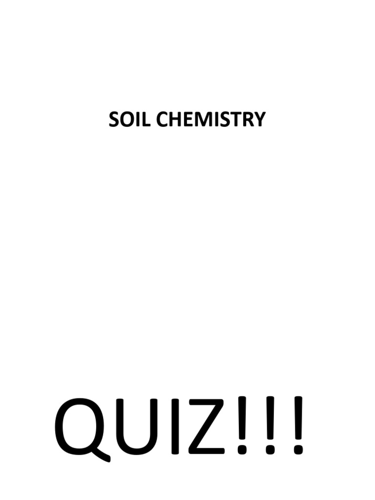 Soil Science Post Test Iii | PDF | Soil | Weathering