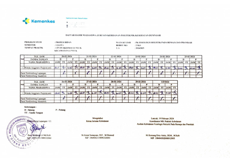 Logbook Praktik PK Remaja Dan Pranikah - 20240323 | PDF