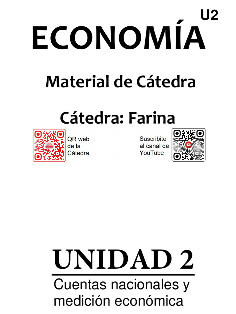 U2-Apunte-farina-FINAL-2024 | PDF | Medición | Precios