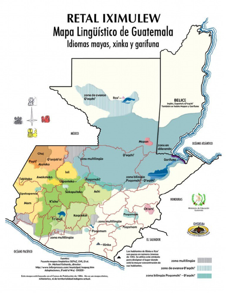 Mapa Linguistico de Guatemala | PDF