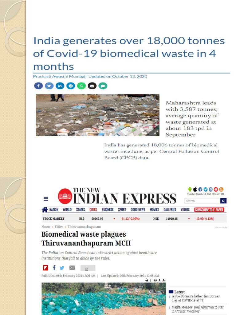 Bio Medical Waste Management | PDF | Waste | Waste Management