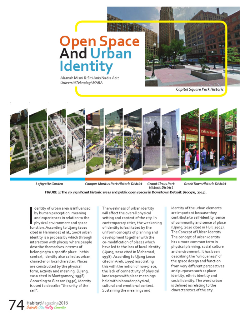 Urban Identity and Open Space Design | PDF | Identity (Social Science ...