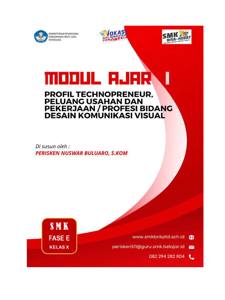 Modul Ajar I - Dasar-Dasar Desain Komunikasi Visual | PDF