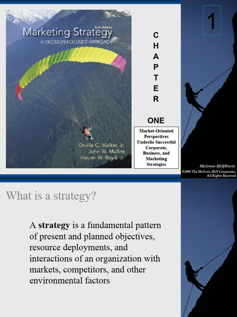 Chap 001 | PDF | Marketing | Strategic Management
