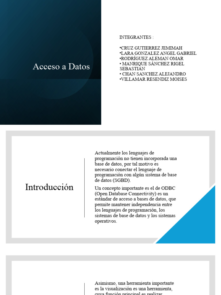 Acceso A Datos | PDF | Bases de datos | SQL