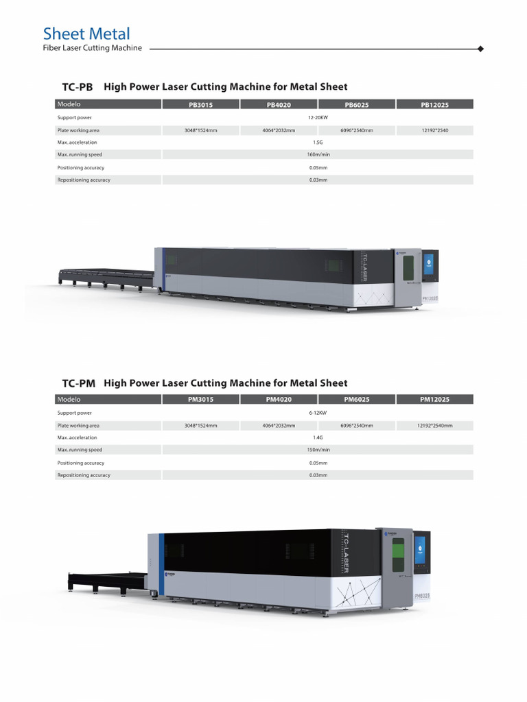 Tianchen Laser Catalog2024 | PDF