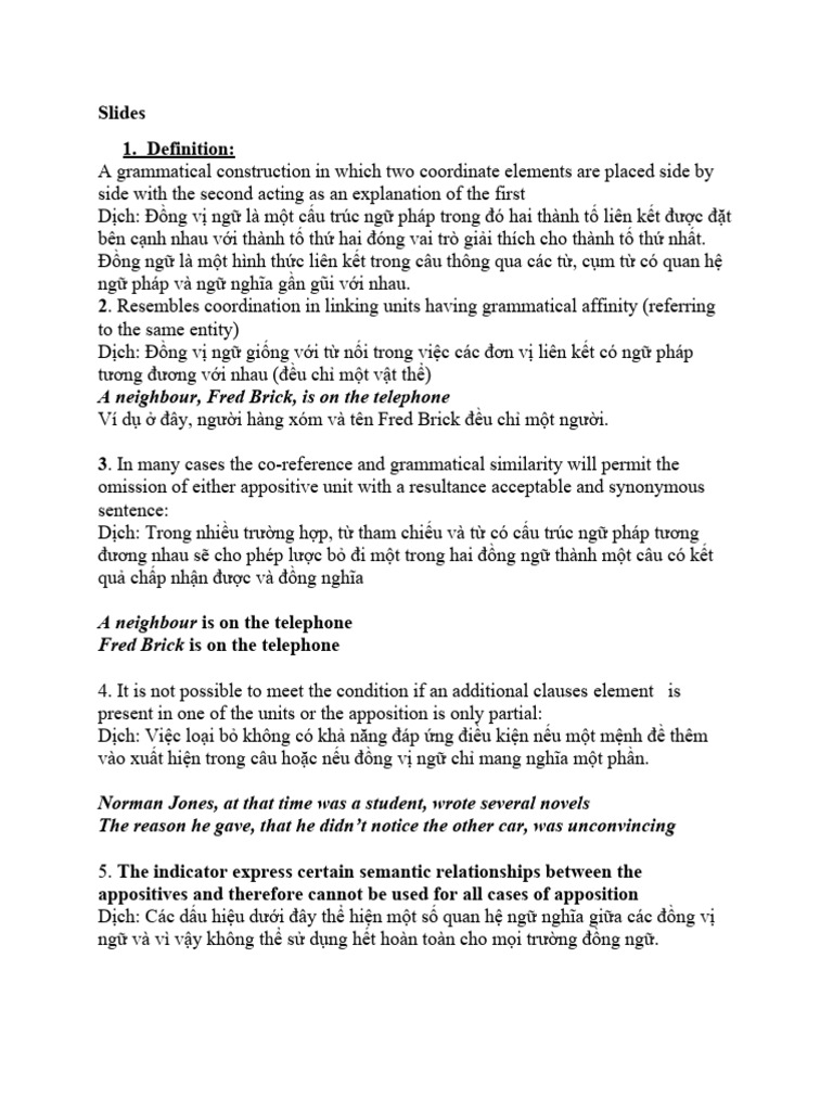 Chap9 Apposition | PDF