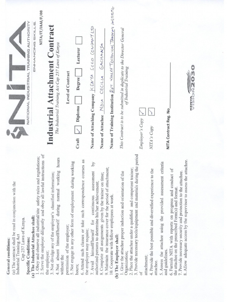 Nita Form | PDF