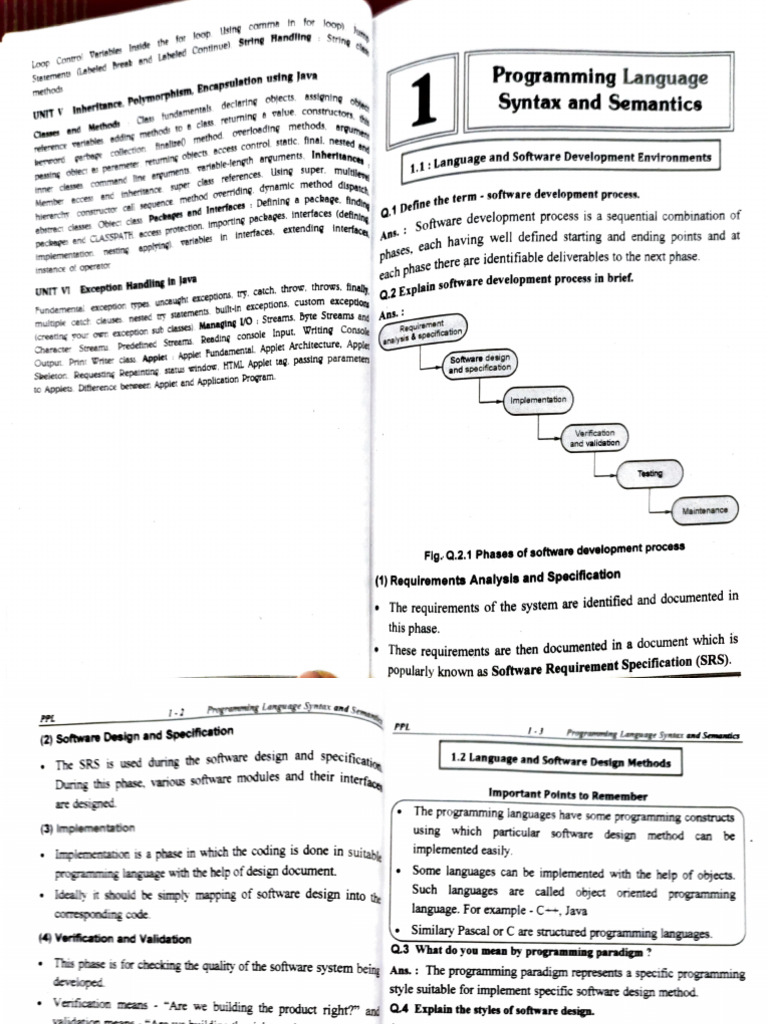 PPL Unit 1 and 2 Decode Scan | PDF | Computer Programming | Programming Language