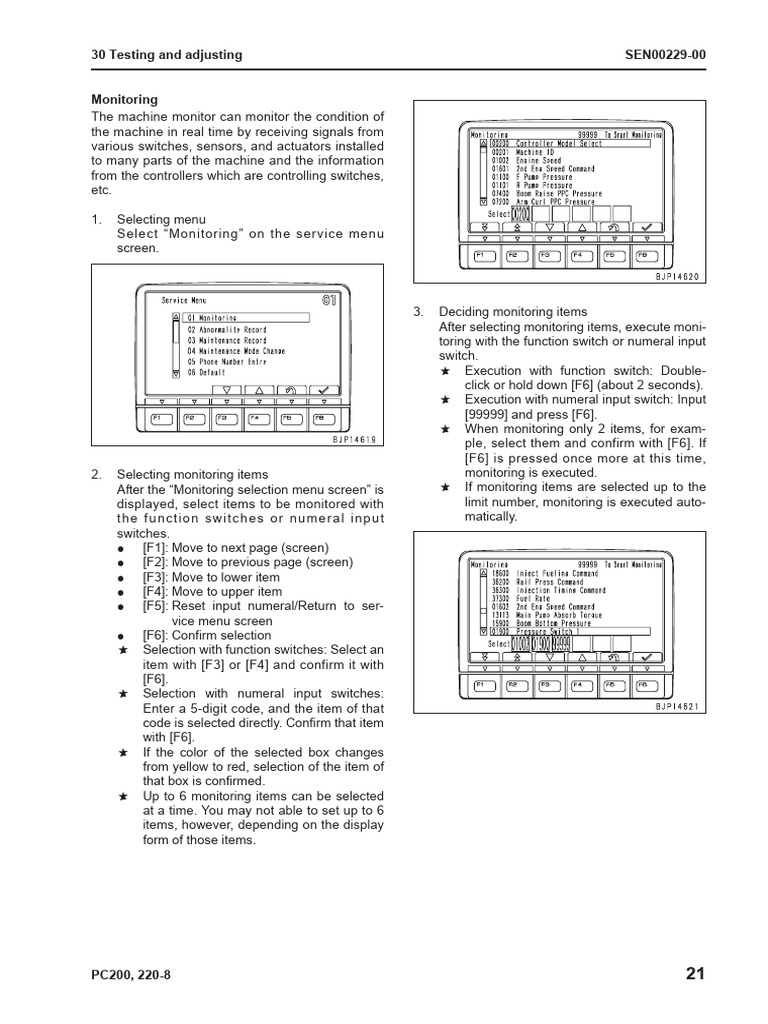 Codigos Komatsu PC200-8 | PDF | Pump | Mechanical Engineering
