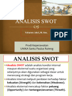 Analisis SWOT (Pembagian Kuadran) | PDF