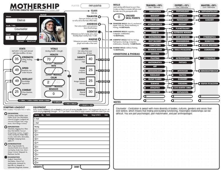 RPG Character Creation Guide | PDF