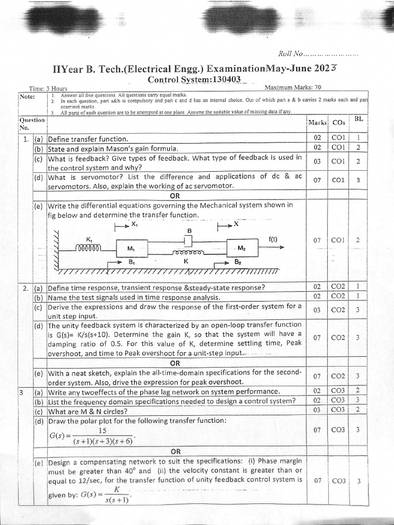 Control System | PDF