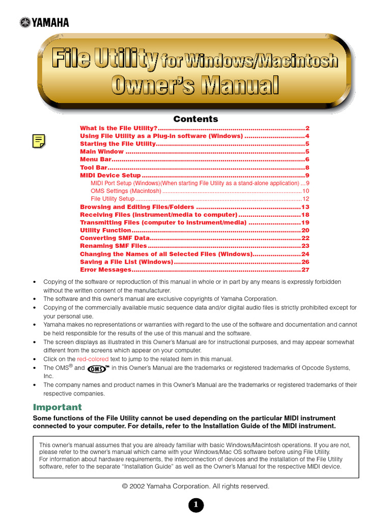 File Utility e | PDF | Computer File | Computer Data Storage