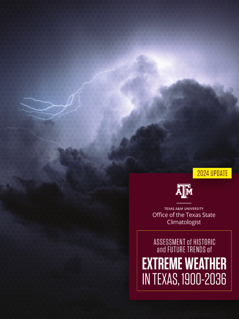 Texas Extreme Weather Trends 2024 Update | PDF | Precipitation ...