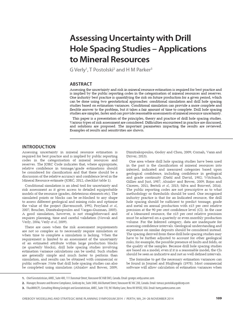 Assessing Uncertainty with Drill | PDF | Variance | Errors And Residuals