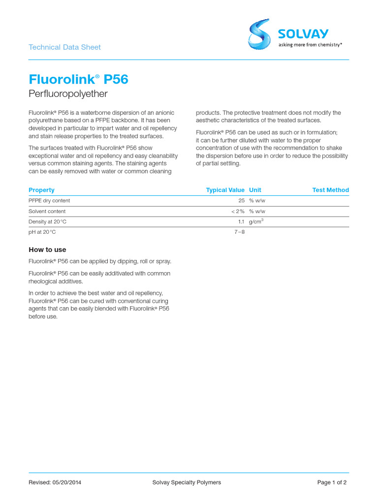 Fluorolink p56 ADP | Download Free PDF | Trademark | Water