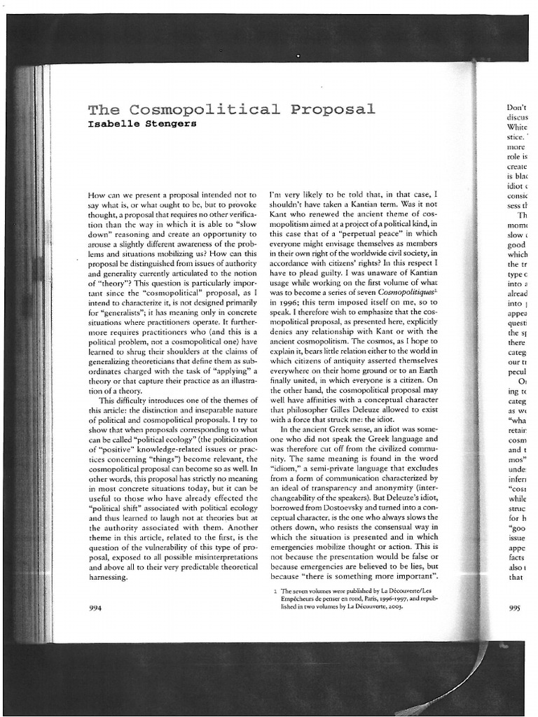 Stengers Comopolitical Proposal copy | PDF