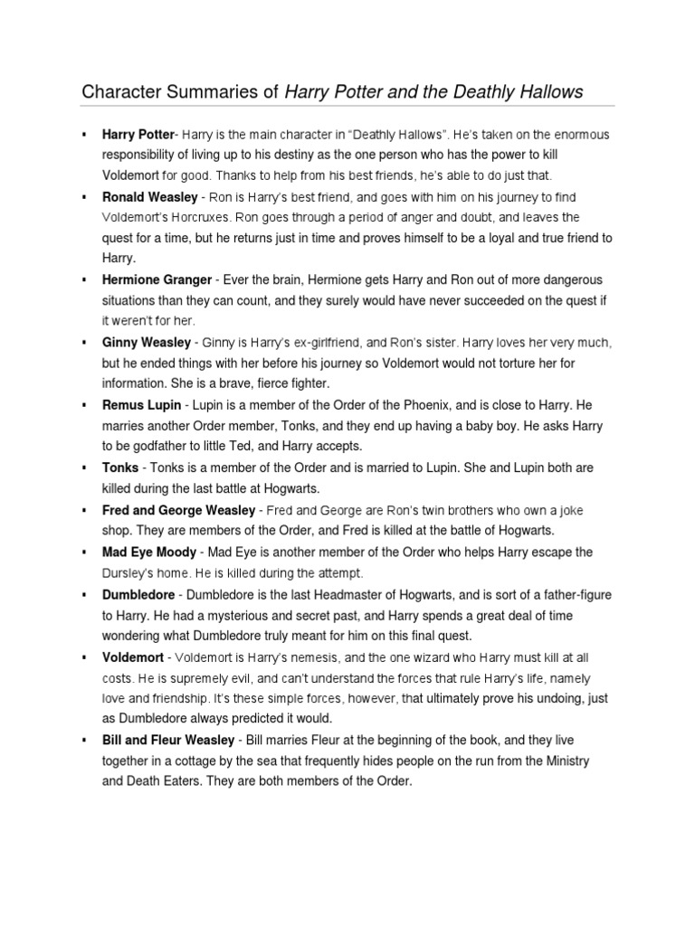 Harry Potter Summary | PDF | Fictional Superhuman Features Or Abilities
