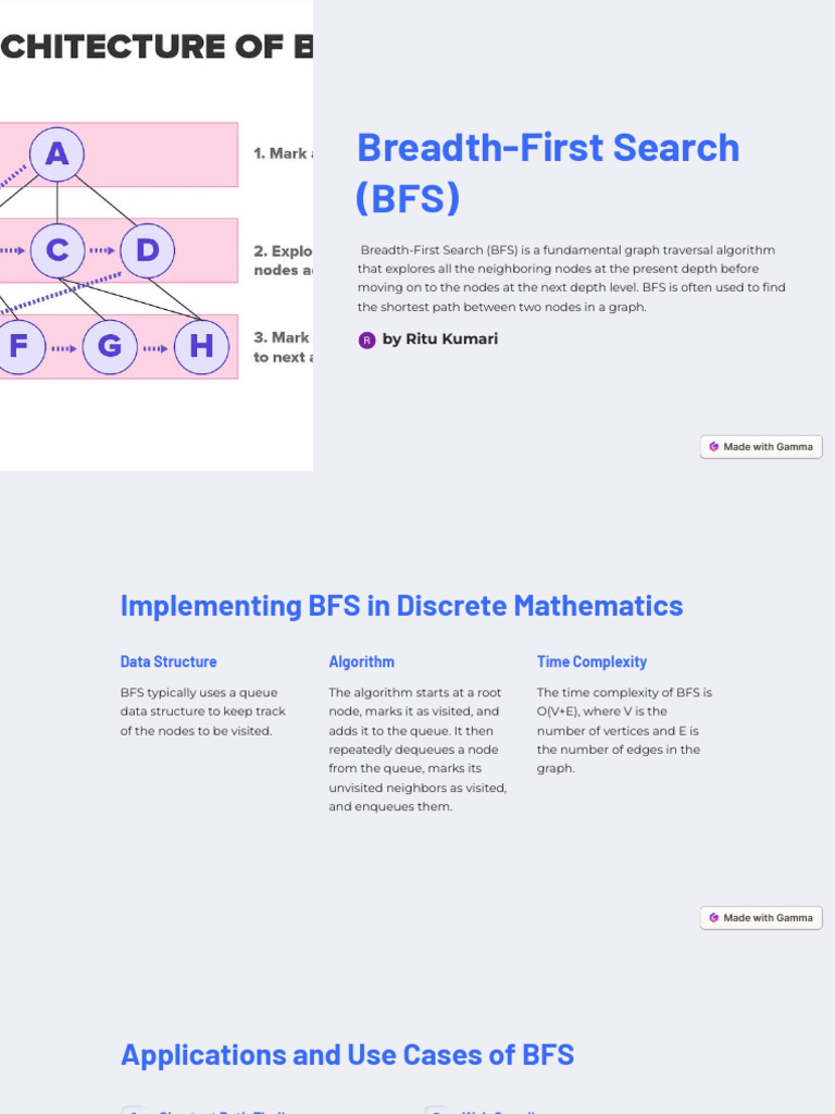 Breadth First Search BFS | PDF