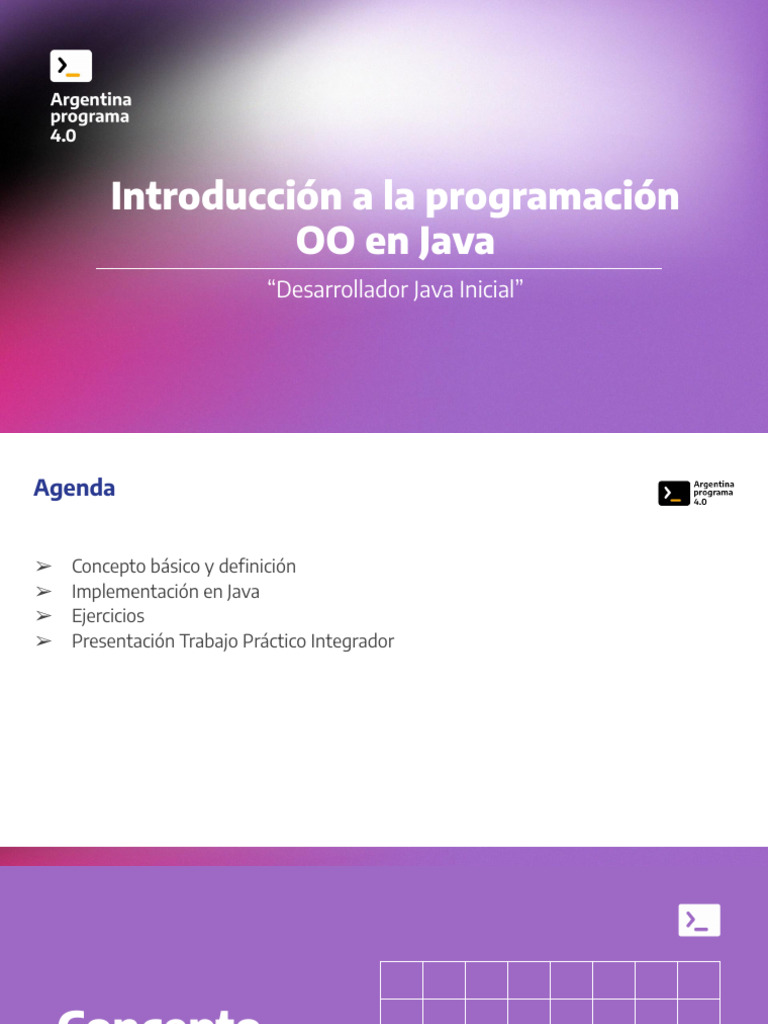 Clase 5 - Introducción A La Programación OO en Java | PDF | Objeto (informática) | Constructor ...