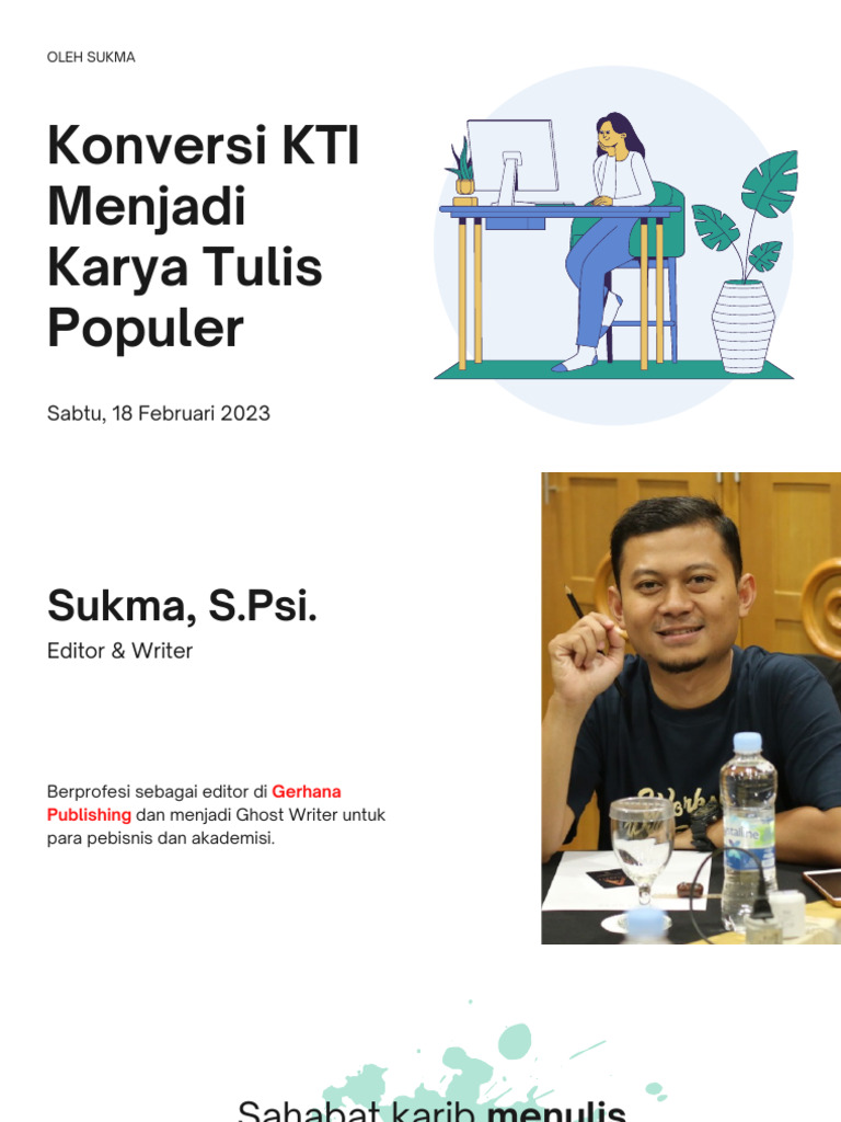 Konversi KTI Menjadi Karya Tulis Populer | PDF | Karier & Perkembangan | Seni