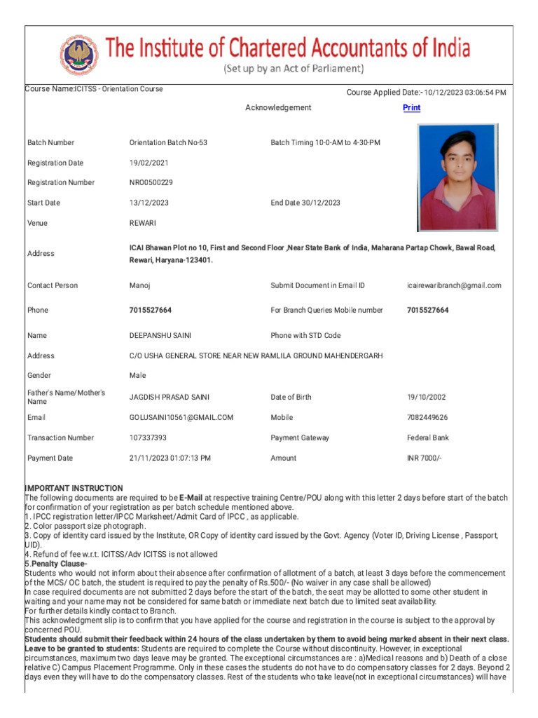 Acknowledgement Pdf Identity Document Government And Personhood