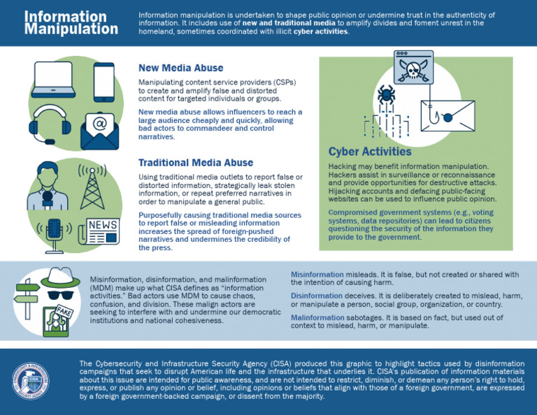 YALI - 03 Information Manipulation Infographic | PDF | Cyberspace ...