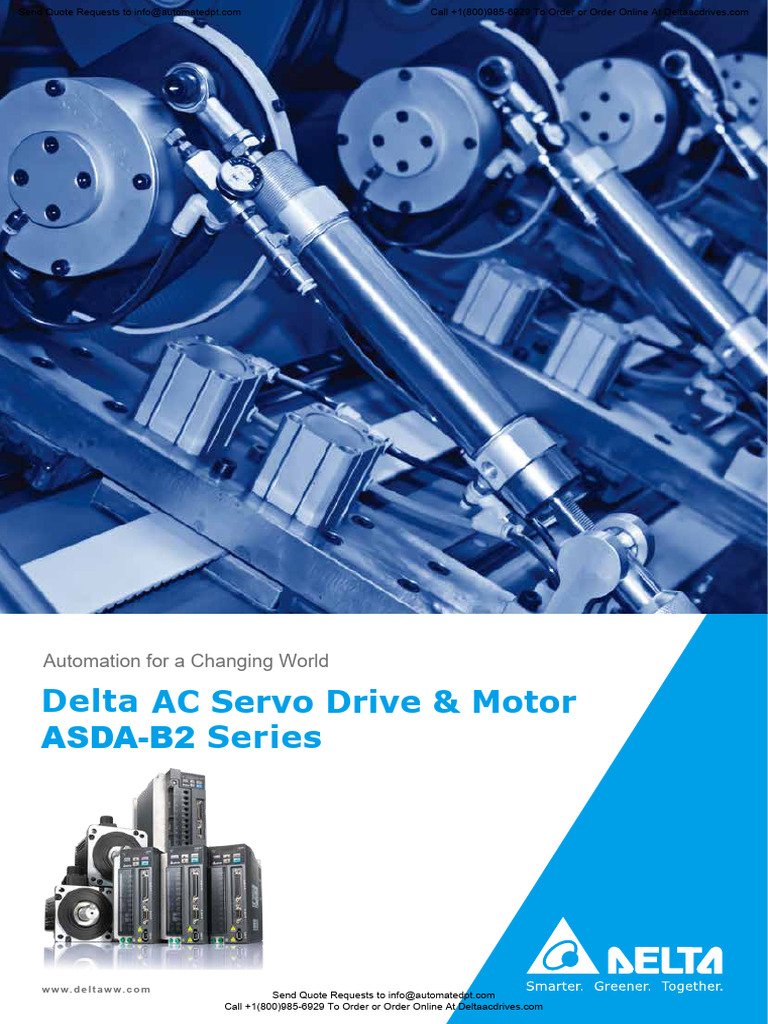Delta ASDA B2 Catalog | PDF | Electric Motor | Computer Engineering