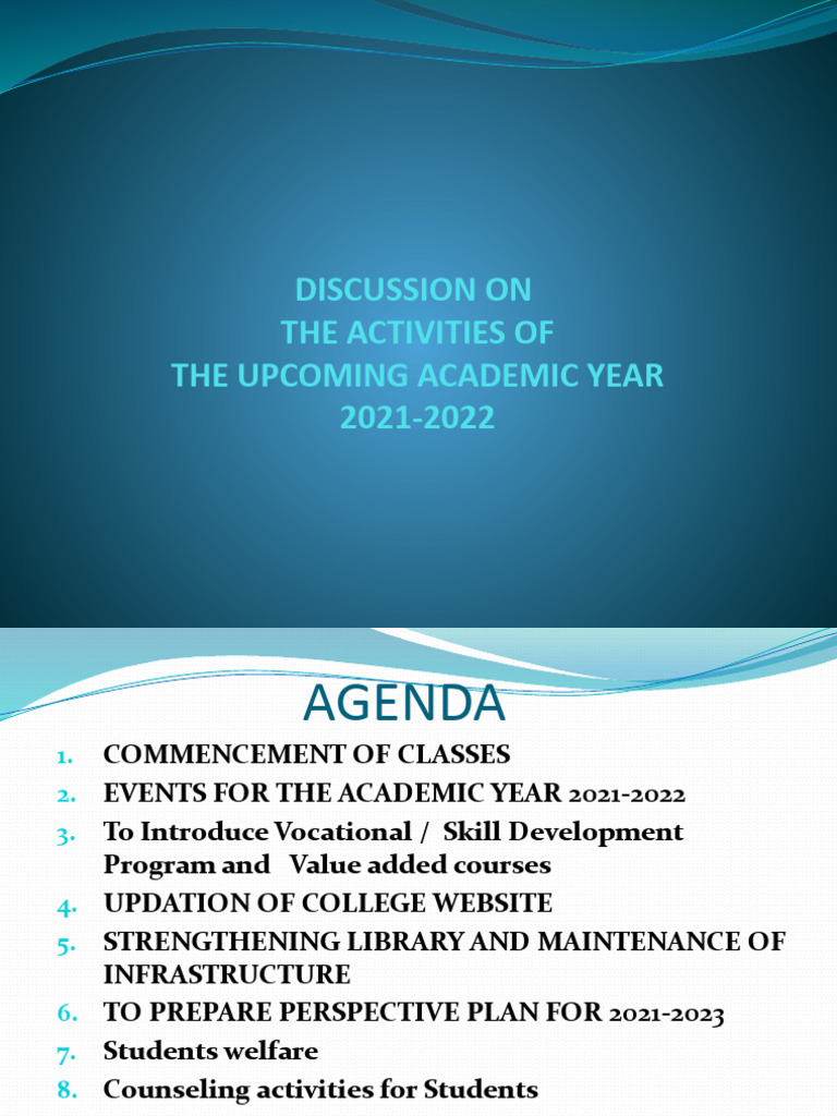 Academic Meeting 2021 | PDF
