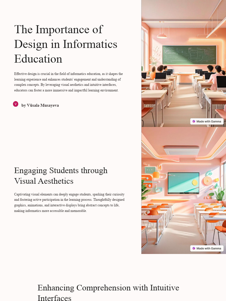 Design's Role in Informatics Education | PDF | Learning | Learning Styles