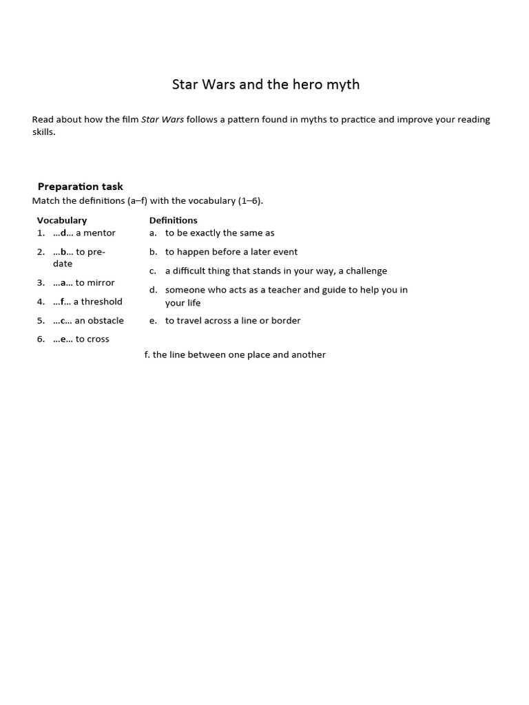 Star Wars and the Hero's Journey | PDF | Luke Skywalker | Obi Wan Kenobi