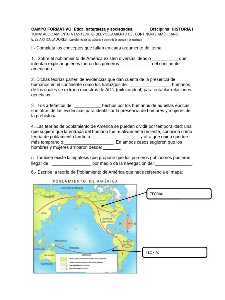 Actividad 1 Historia I | PDF | Ciencias de la Tierra